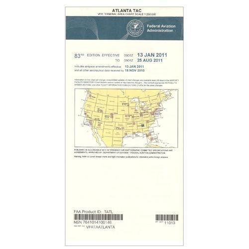 NEW FAA Atlanta VFR Terminal Area Chart - 06/12/25 thru 08/07/25 | eBay