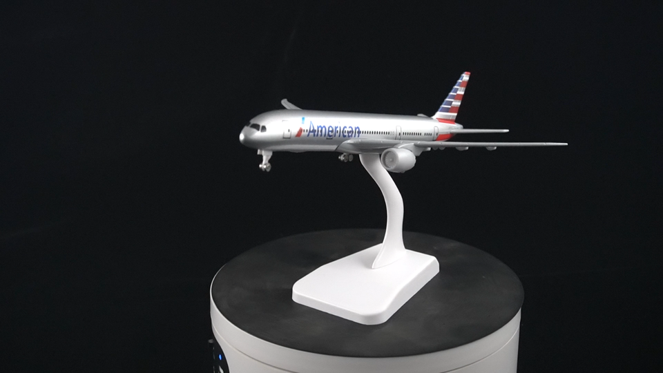 18cm Aircraft Boeing 787 with Wheel American Airlines B787 Alloy Plane ...