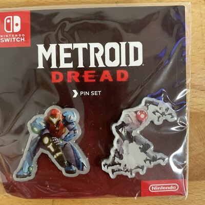 Metroid Dread Nintendo Switch Exclusive Limited Edition Bonus Pin Set ...