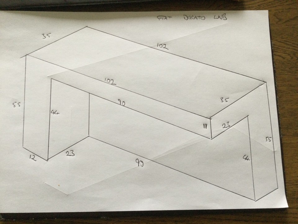 VW Crafter Sprinter Fiat Ducato Boxer Transit Wheel Arch Tank 100 ...
