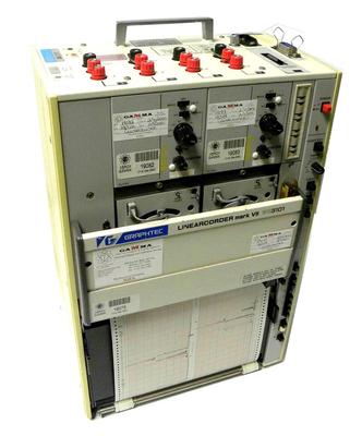 WESTERN GRAPHTEC WR3101 LINEARCORDER WITH TWO AL3102 PLUGINS (SOLD AS ...