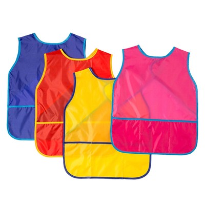 Kids Art Smocks with Pocket Washable Waterproof Art Supplies Artist ...