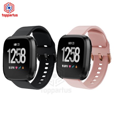 Fitbit Versa 1 Health & Fitness Smartwatch Activity Tracker S&L Size ...