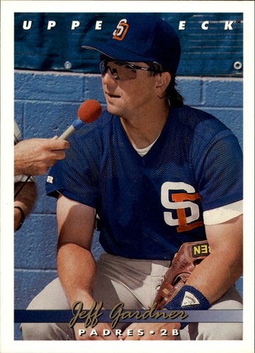 1993 Upper Deck San Diego Padres Baseball Card #639 Jeff Gardner | eBay