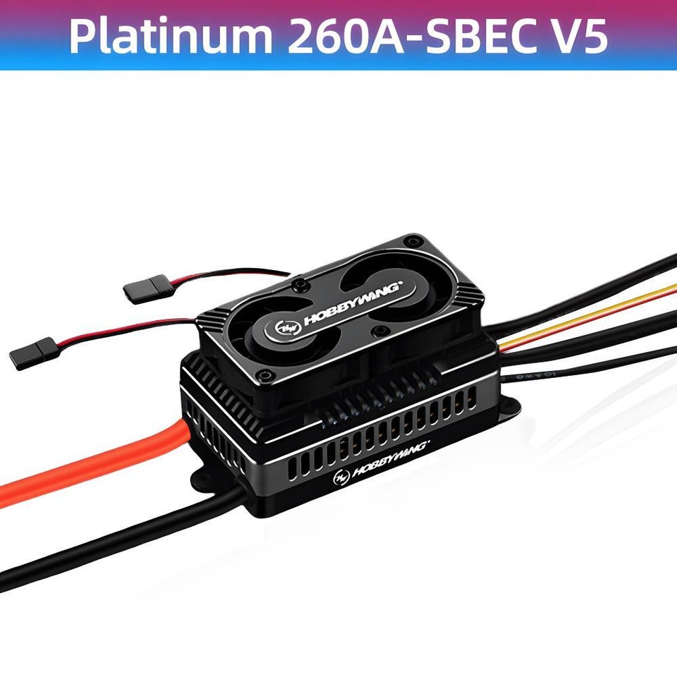 HOBBYWING Platinum 25/40/80/120/150/180/260A Brushless ESC For RC ...