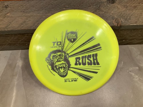 Yellow Discmania PFN S-Line TD RUSH Innova 175g - Foil INK Disc Golf | eBay