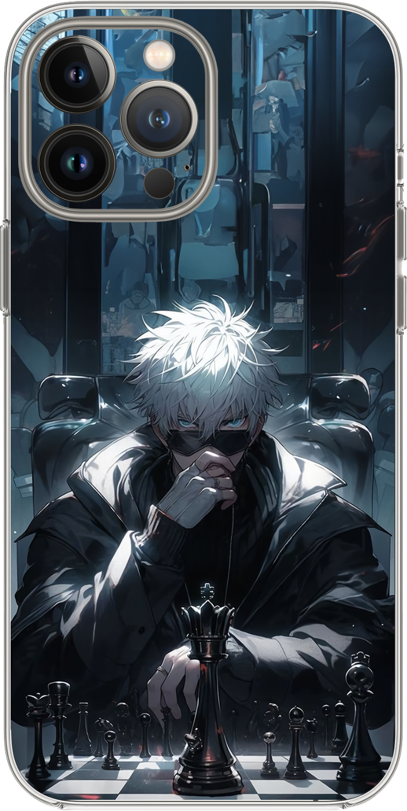 Satoru Gojo Chess Jujutsu Kaisen King Case Cover Silicone / Shockproof ...