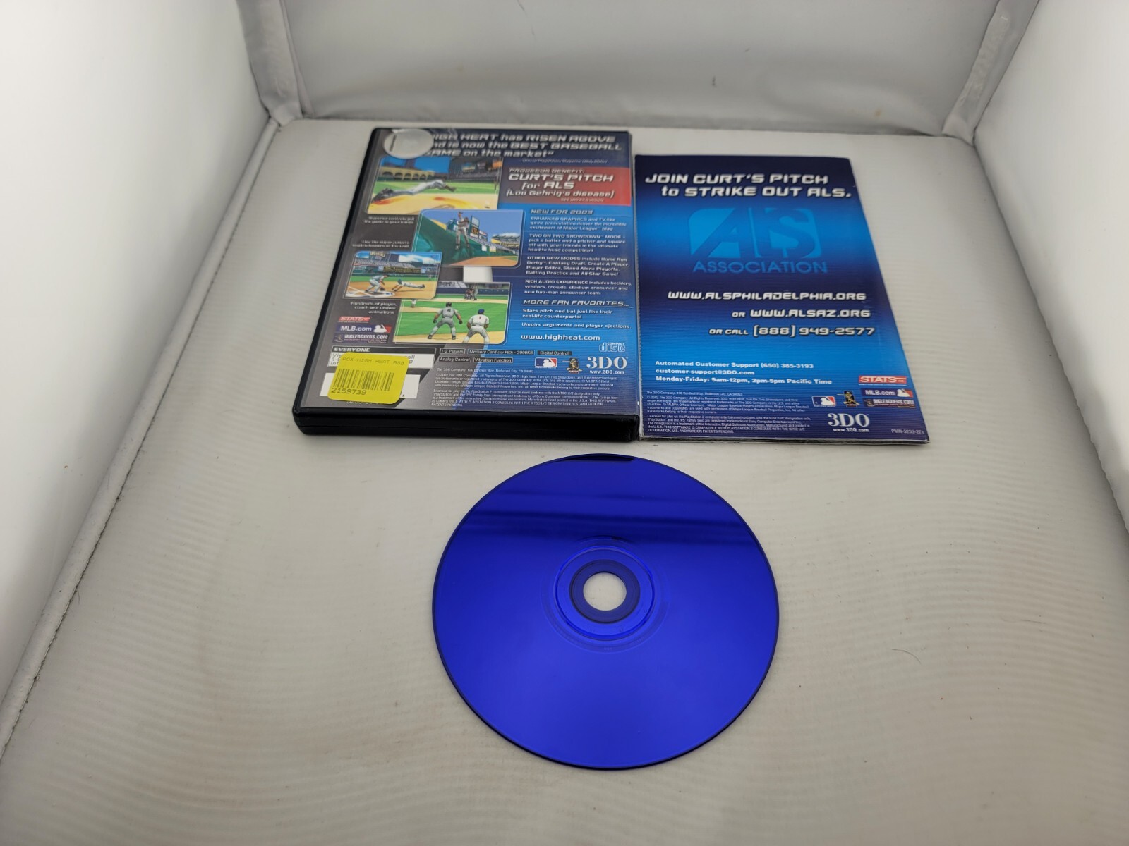 High Heat Major League Baseball 2003 Playstation 2 PS2 Complete Great ...