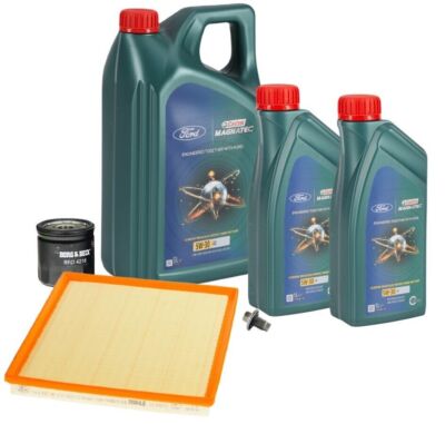 Ford Transit Custom 2.2 TDCI Service Kit Inc Genuine Castrol 5w30 ...