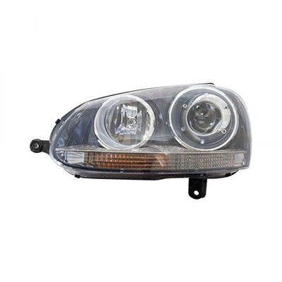 Headlight For 2005-2010 Volkswagen Rabbit Driver Side Black Housing ...