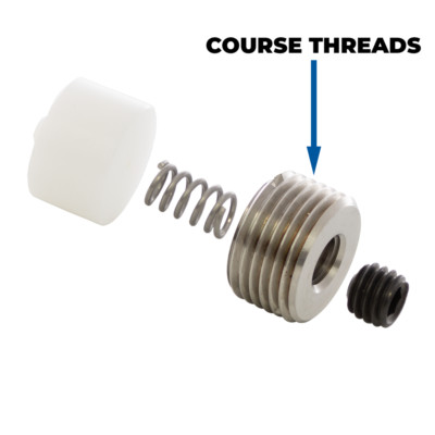 Slide Rod Adjusting Screw Assembly, Coarse Thread Insert, fitting ...