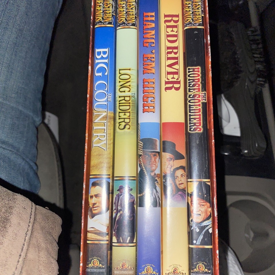 The Best Of Westerns Dvd Boxed Set 5 Movies John Wayne, Clint Eastwood ...