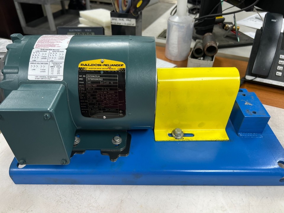 👀NEW BALDOR VS1ST AC MICRODRIVE VS1ST10P5-0 W/ BALDOR .33 HP MOTOR ...