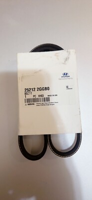 GENUINE DRIVE BELT WATER PUMP VARIOUS HYUNDAI KIA 2.0-2.4L 16-22 25212 ...