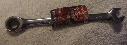 5" long,3/8" Husky combination ratcheting wrench ,12 point tool ...