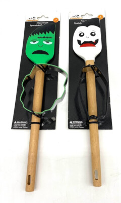 Way to Celebrate Halloween Spatula and Cookie Cutter Frankenstein ...
