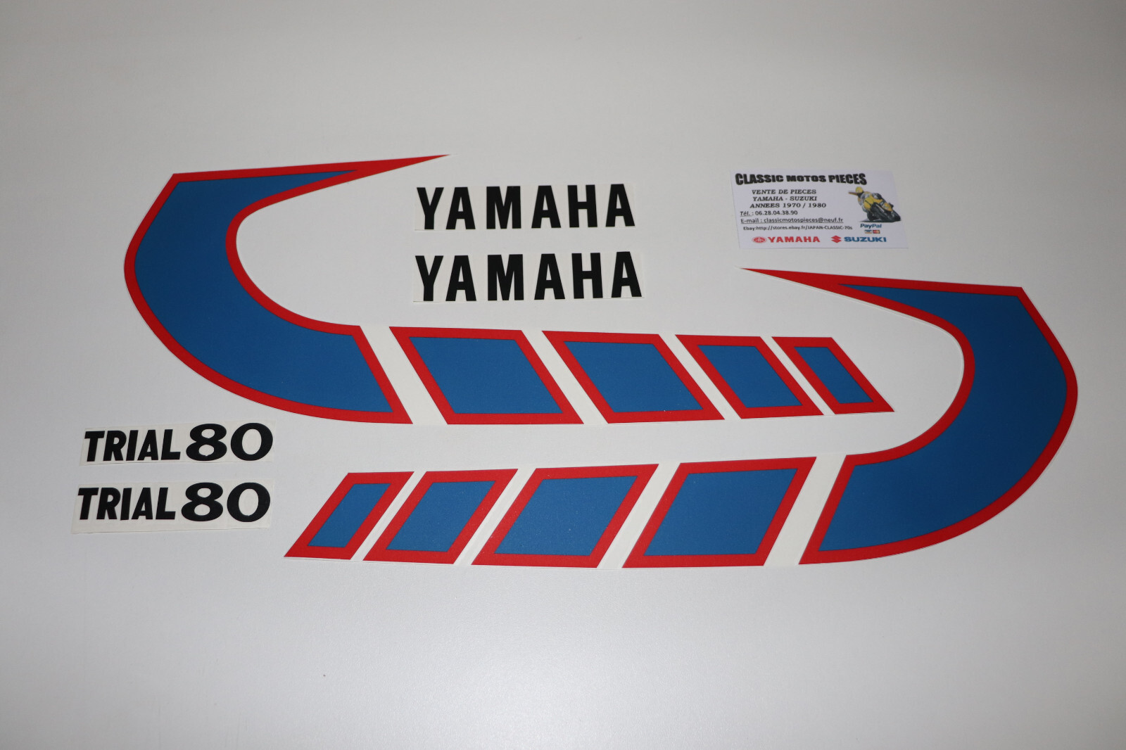 TY 80 YAMAHA Emblems Compatible For Tank + Oil Tank And Grill | eBay