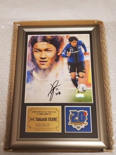 Takashi Usami Autographed Limited Photo Panel - Gamba Osaka 200 Sets ...