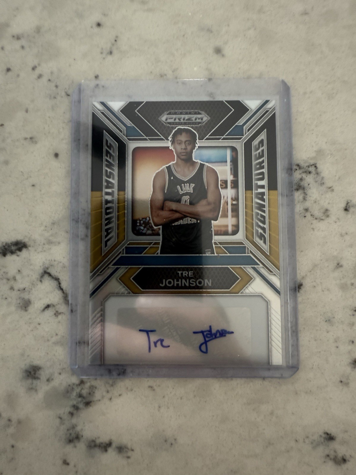 Tre Johnson III 2024 Prizm Draft Picks #011 Sensational Signatures ...