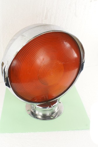 VINTAGE EMERGENCY AMBER LIGHT, POLICE CAR, FIRE TRUCK, AMBULANCE RAT ...