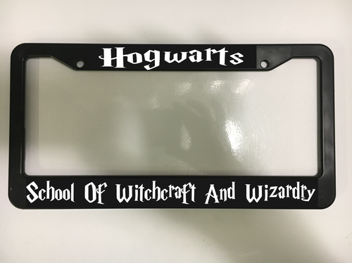 Harry Potter School Of Witches and Wizards Hogwarts Car License Plate ...