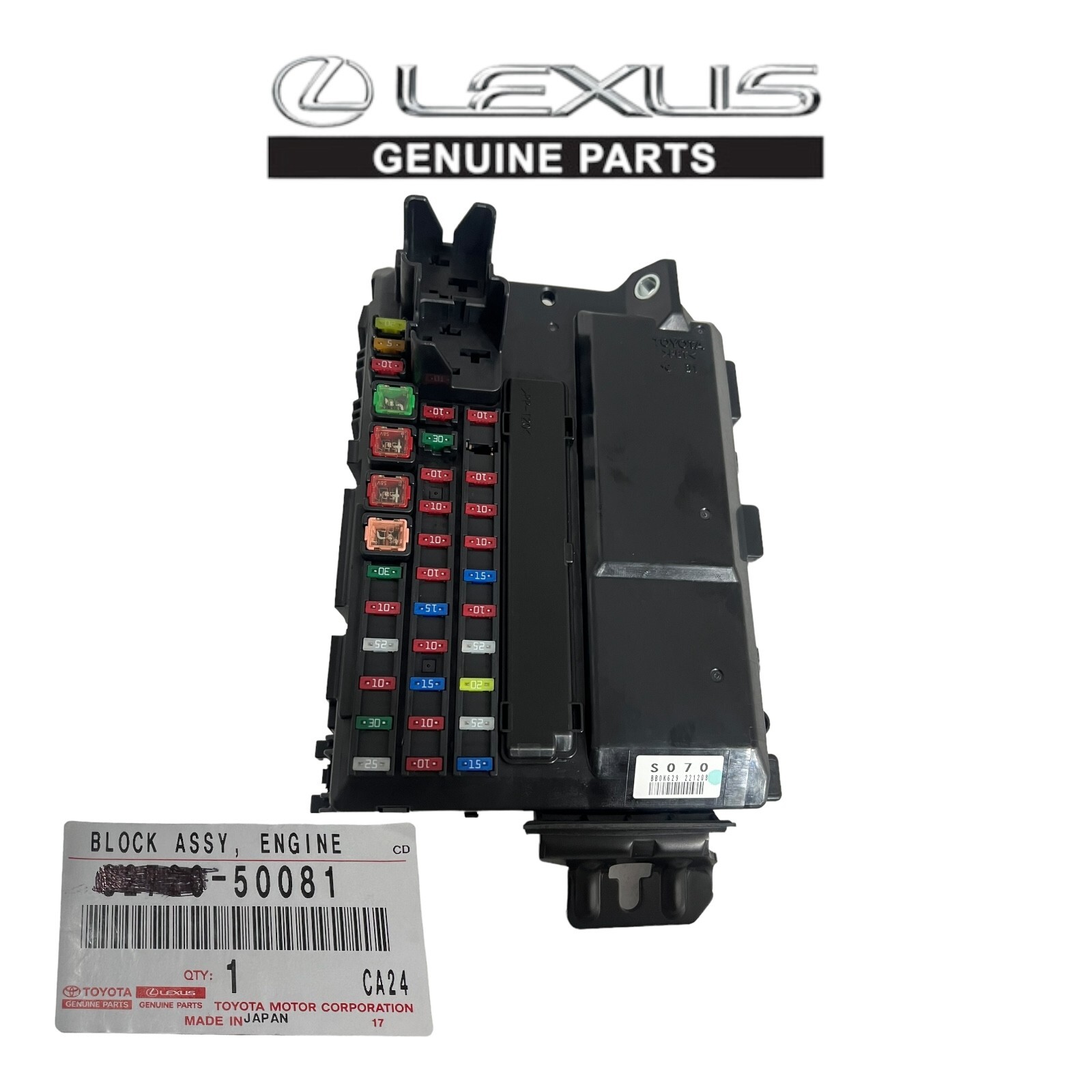FITS: 07 - 17 LEXUS LS460 FUSE RELAY ENGINE ROOM JUNCTION BOX OEM NEW ...