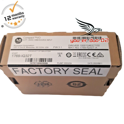 New & Sealed Allen Bradley 1769-IQ32T SER A Compact I/O Input Module ...