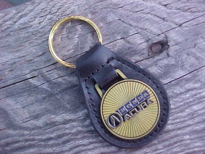 Honda Acura Antique Gold Leather Key Fob Ol Skool Classy Old School ...