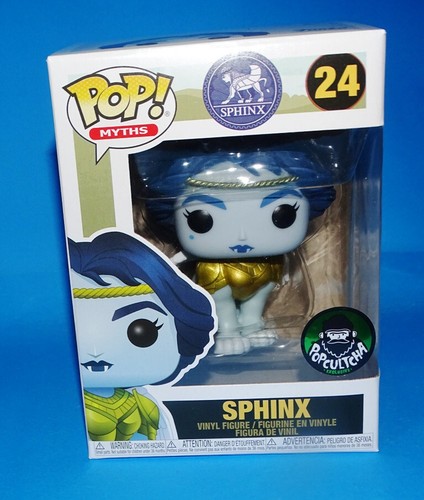Funko Pop! Myths #24 Sphinx Popcultcha Exclusive 2020 release +P/Prot ...
