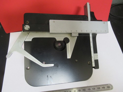 LEITZ WETZLAR GERMANY XY STAGE CLIP MICROSCOPE PART AS PICTURED H9-B-43 ...