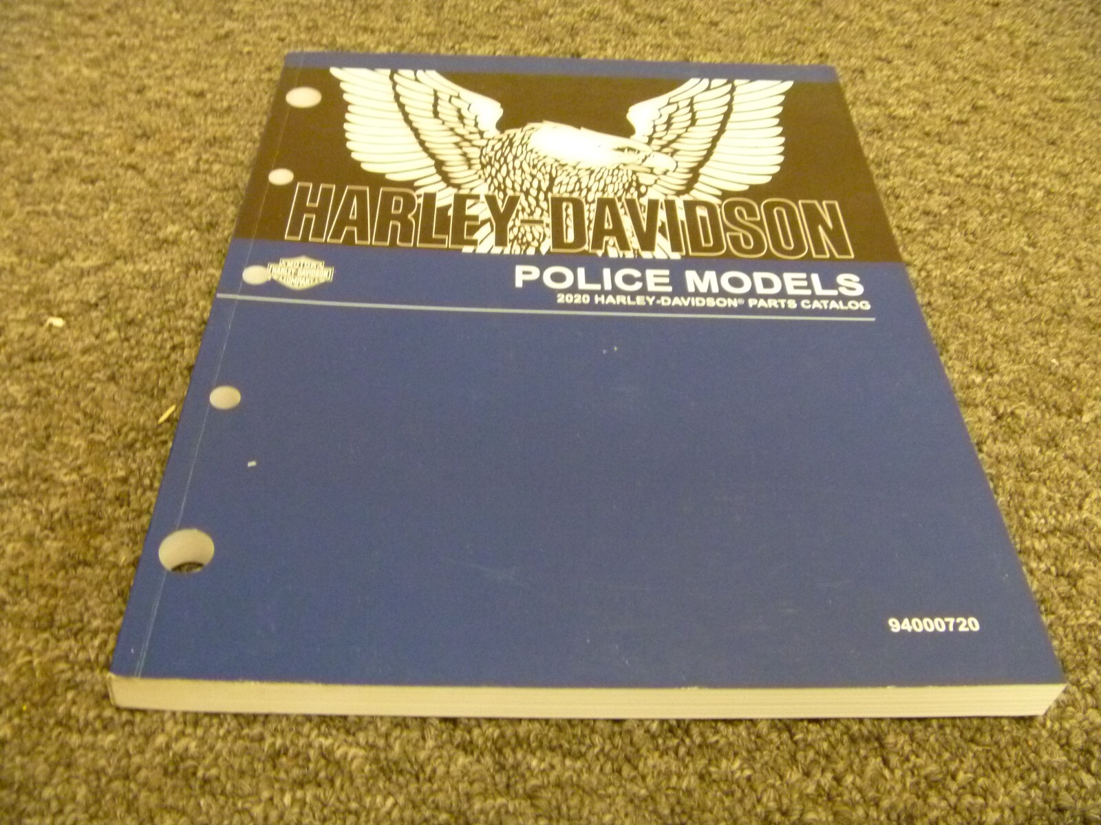2020 Harley Davidson Electra Glide Police Motorcycle Parts Catalog ...
