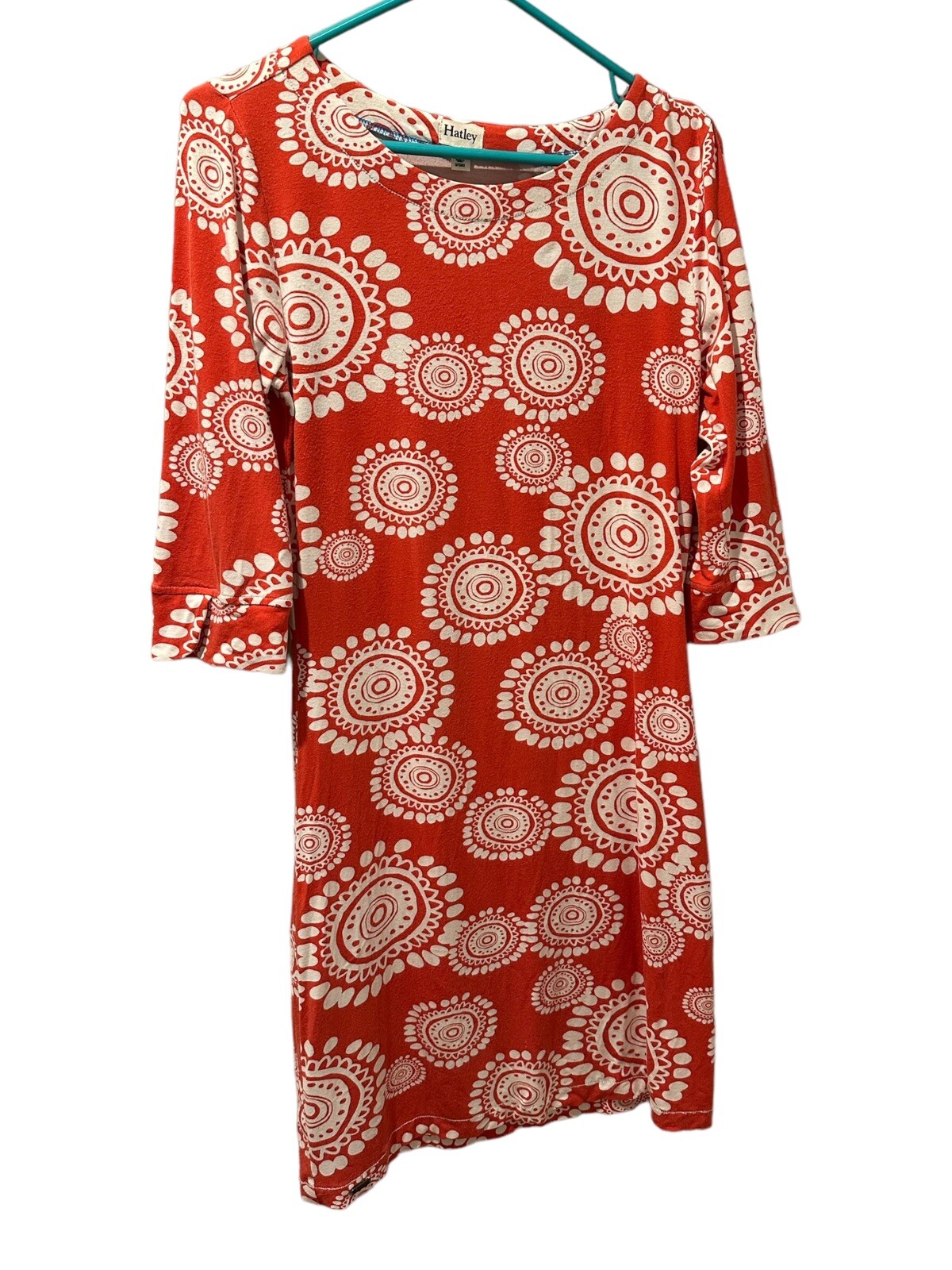 Hatley Dress Red/White Sz Small Petite | eBay