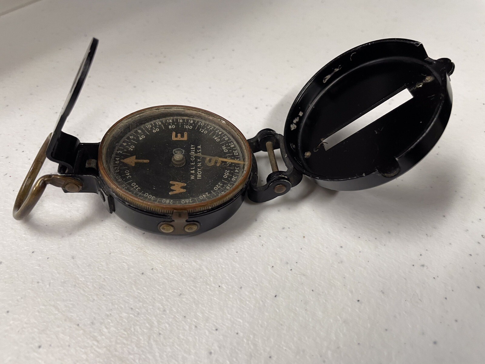 Antique W & LE Gurley WW2 Compass Military | eBay