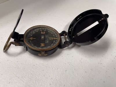 Antique W & LE Gurley WW2 Compass Military | eBay