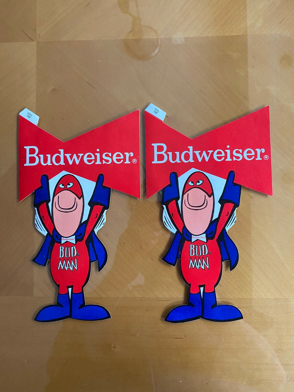 Budweiser Bud Man Vintage Stickers | eBay