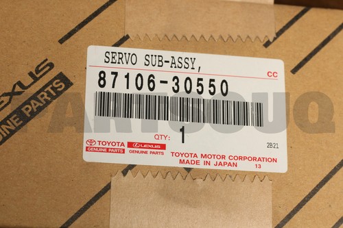 8710630550 Genuine Toyota DAMPER SERVO SUB-ASSY, AIR CONDITIONER ...