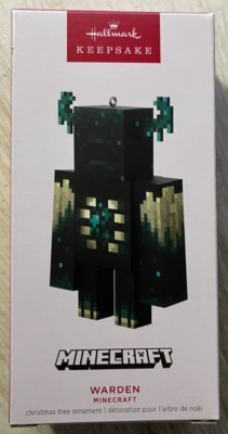 2023 Hallmark Keepsake Christmas Ornament MINECRAFT WARDEN Magic Light ...