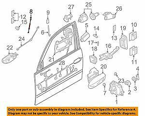NEW BMW 7 E38 FRONT RIGHT DOOR LOCK CABLE 51218164754 OEM | eBay