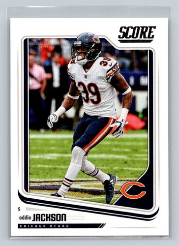 2018 Score #62 Eddie Jackson Chicago Bears Football Card | eBay