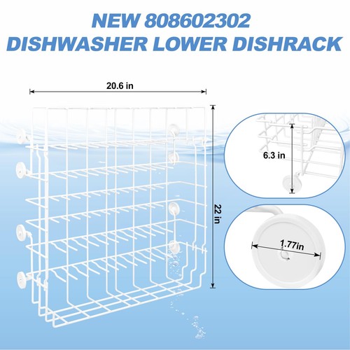 Upgrade OEM 808602302 Dishwasher Lower Dishrack Intended for Frigidaire ...
