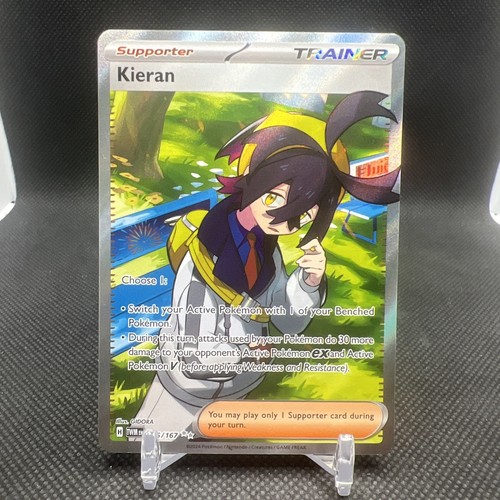 Pokémon TCG, Kieran 206/167 Sv06: Twilight Masquerade Holo NM | eBay