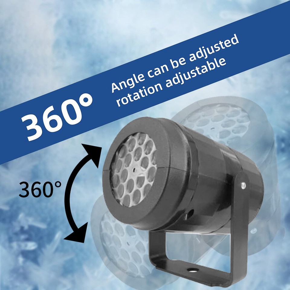 16 Pattern Christmas Projecting Lamp LED Light Projector House ...