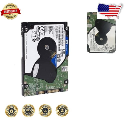 2TB WD Blue Mechanical Hard Drive - 5400 RPM for High Capacity Storage ...