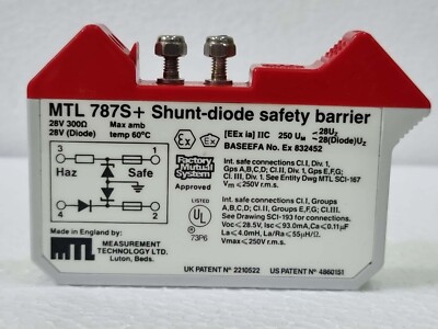 MTL MTL787S+ SHUNT-DIODE SAFETY BARRIER 2 CHANNEL | eBay