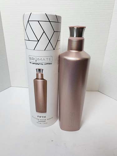 Brumate Glitter Rose Gold 750 ml Stainless Steel FIFTH Liquid Container ...