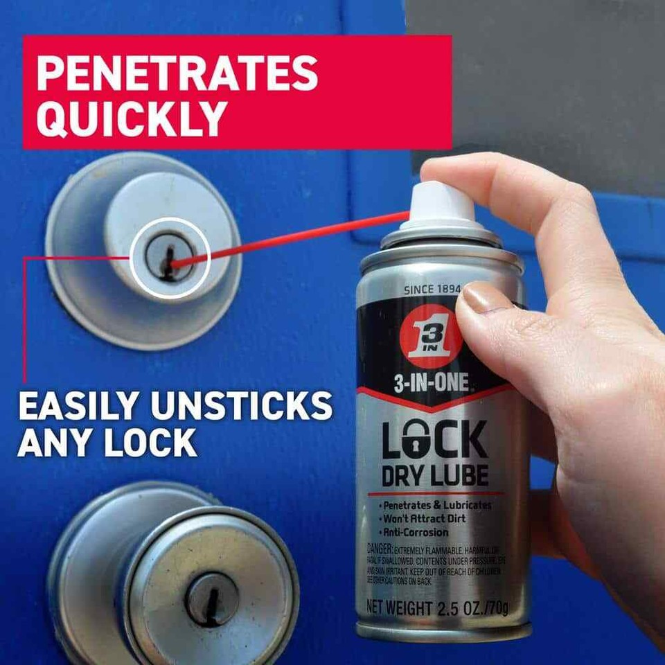 3-IN-ONE Lock Lube 2.5 oz. (2-Pack) | eBay