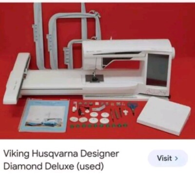 VIKING HUSQVARNA DESIGNER DIAMOND ROYALE SEWING MACHINE | eBay
