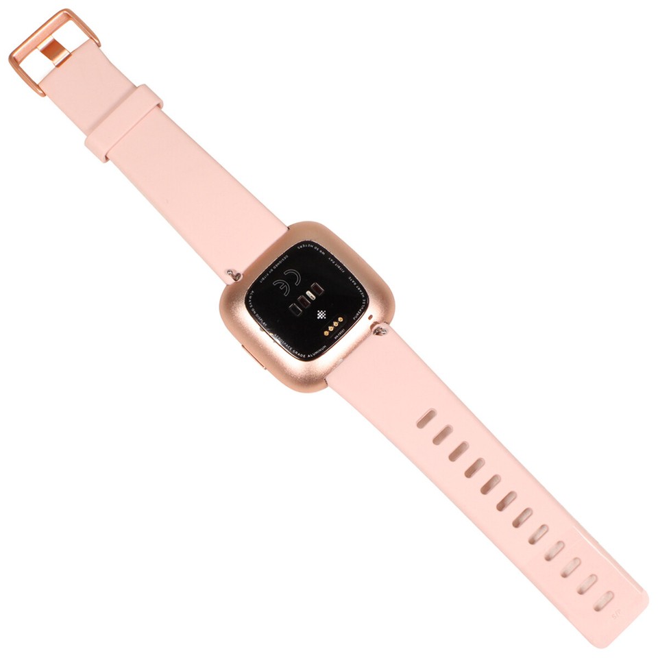 Fitbit Versa 2 Smartwatch 40mm Aluminum Petal/Copper Rose w Silicone ...