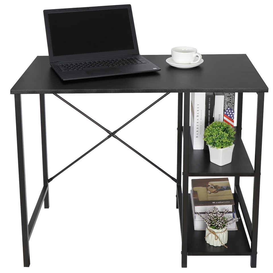 36" Computer Desk With Drawer Shelf Laptop Office Desk Home Modern Desk ...