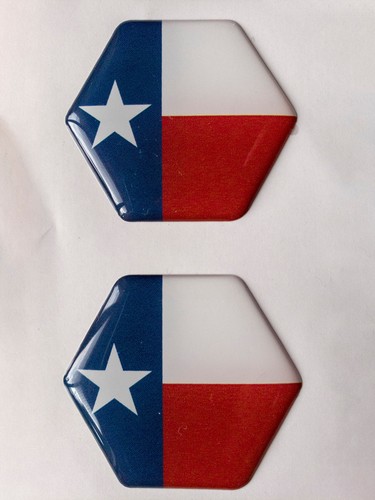 Texas State Flag Domed Hex Sticker Decal | eBay